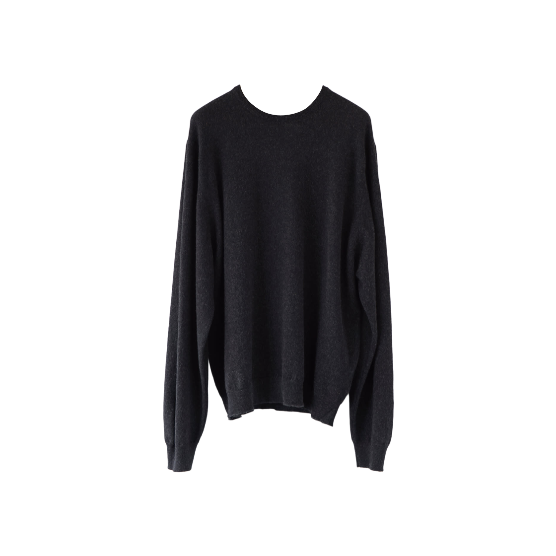 코모리 x 스캇 앤 차터스 크루넥 니트 차콜 - 24AW | Comoli | KREAM