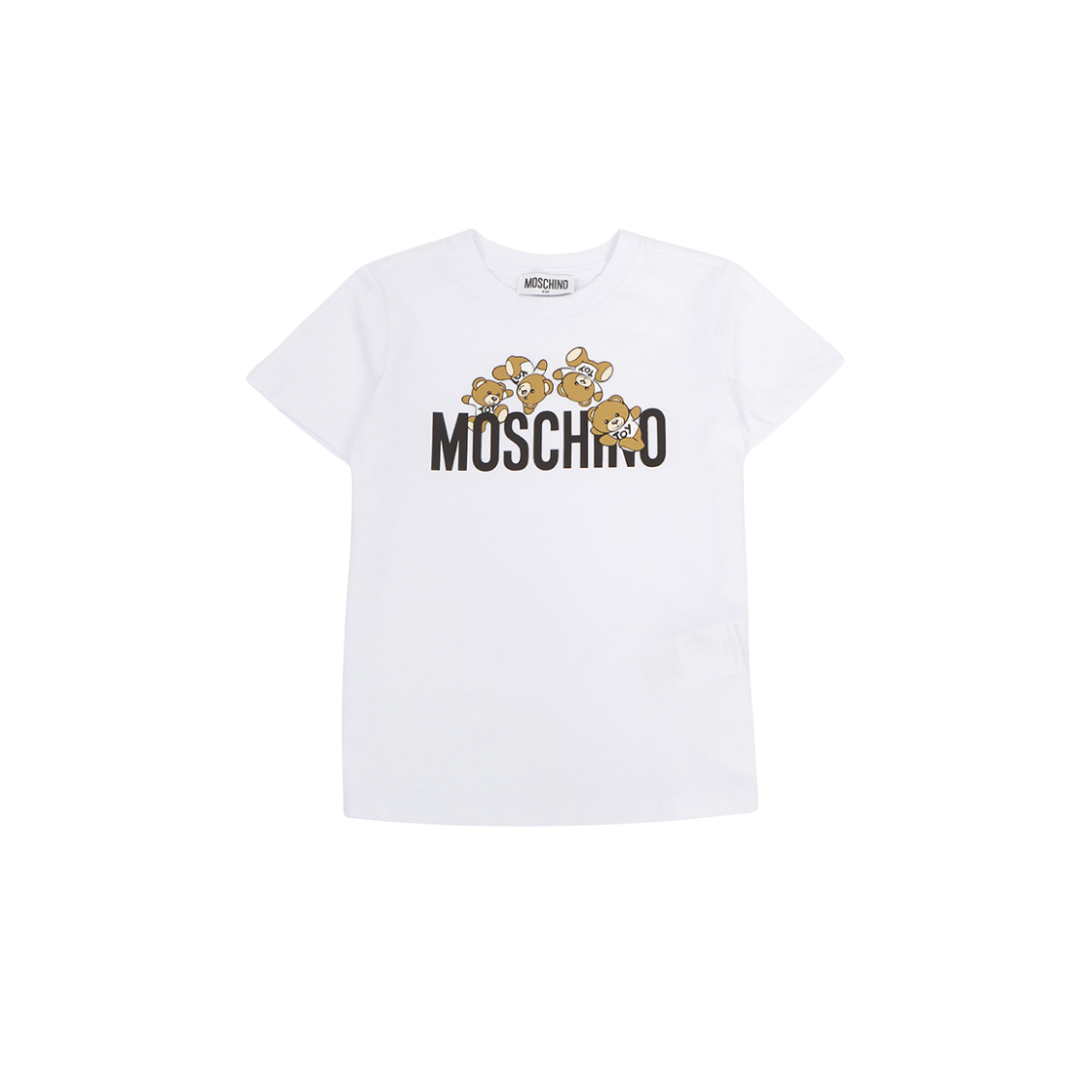 (키즈) 모스키노 테디 베어 코튼 티셔츠 화이트 | Moschino | KREAM