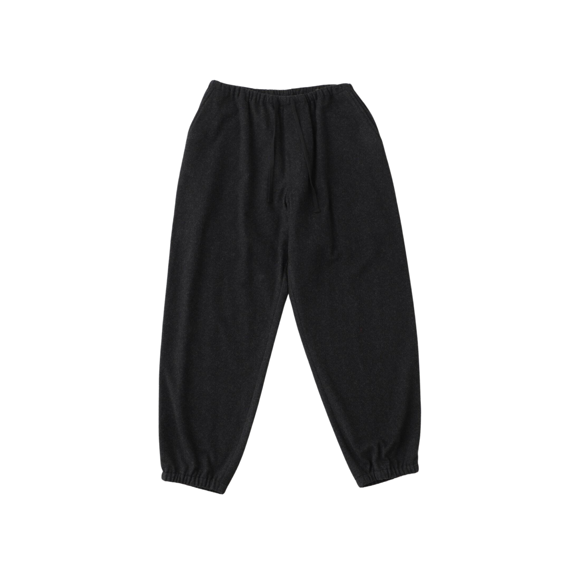 코모리 캐시미어 드로우스트링 팬츠 차콜 - 24AW | Comoli | KREAM