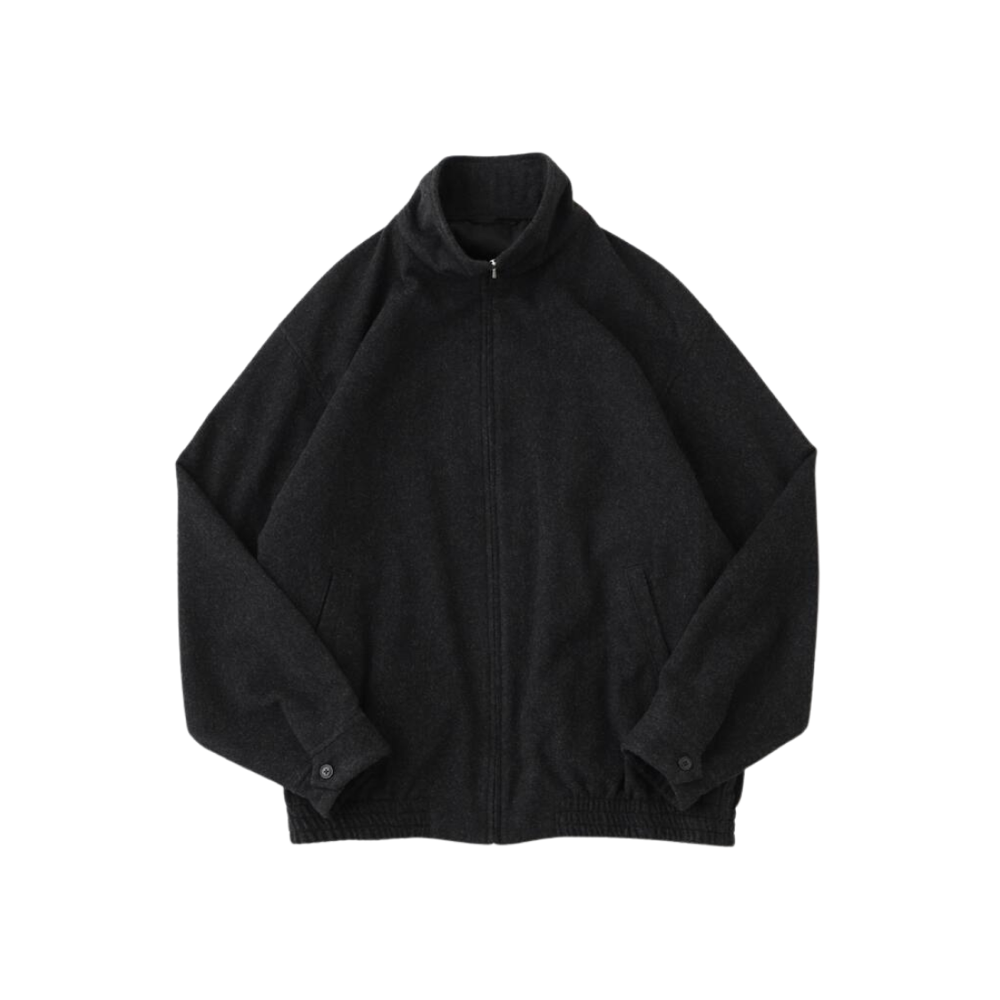 코모리 캐시미어 트랙 자켓 차콜 - 24AW | Comoli | KREAM