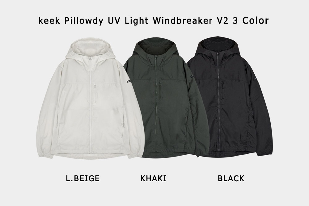 키크 필로우디 UV 라이트 윈드브레이커 V2 라이트 베이지 | keek | KREAM