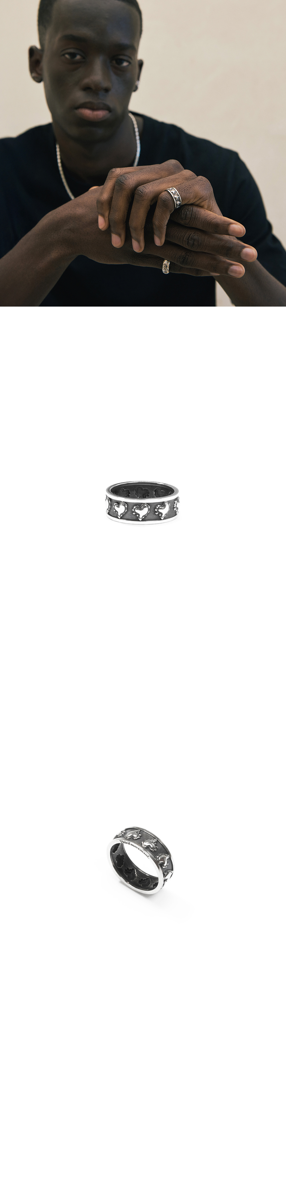 써드무브먼트멜팅 하트 오르빗 링 사이즈 2 | Third movement | KREAM