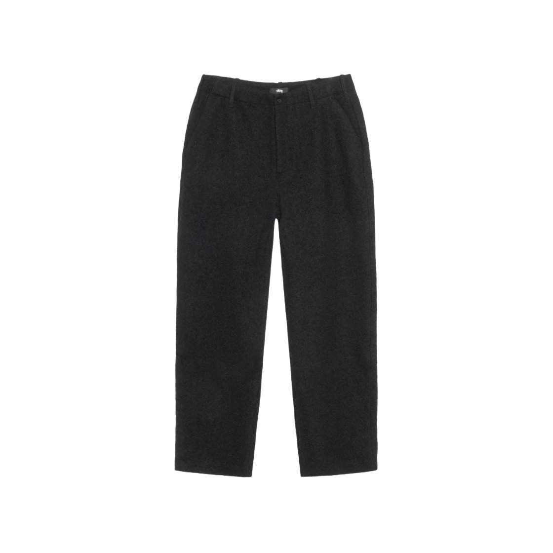 스투시 릴렉스드 텍스쳐드 울 트라우저 블랙 | Stussy | KREAM