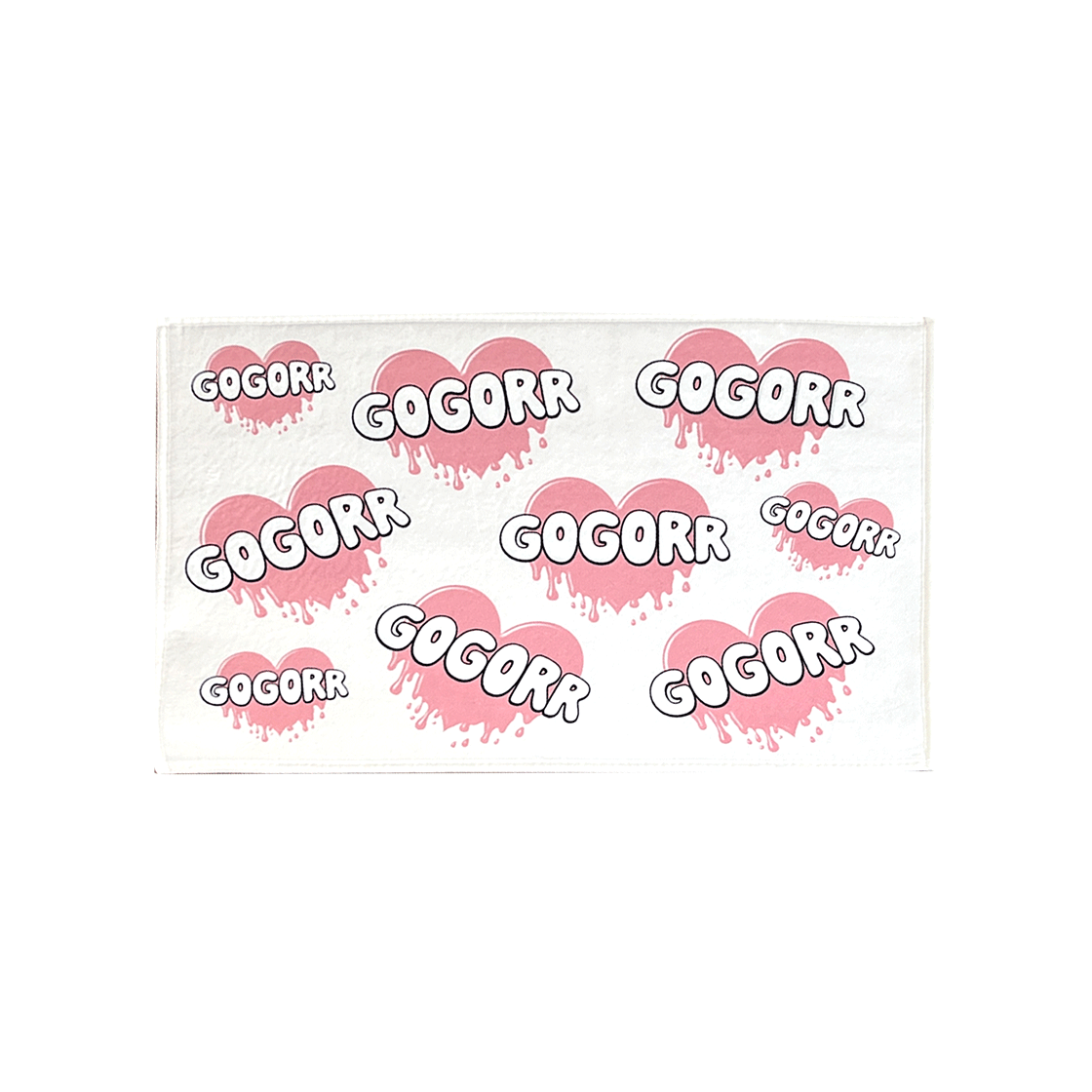 고고르르 하트 로고 미니 러그 아이보리 | GOGORR | KREAM