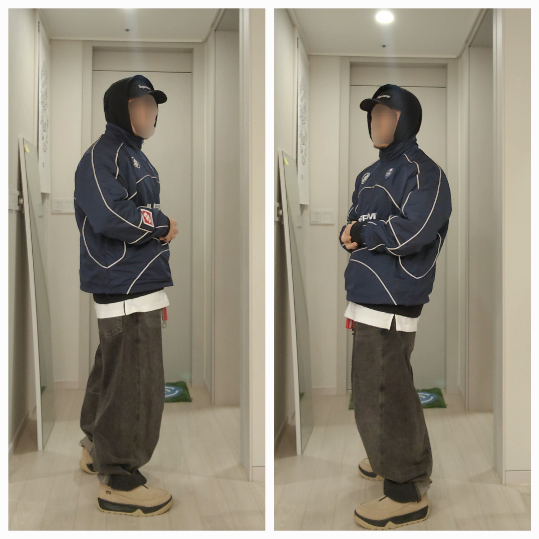 172/82 리플렉 풀오버 L 착용 | KREAM