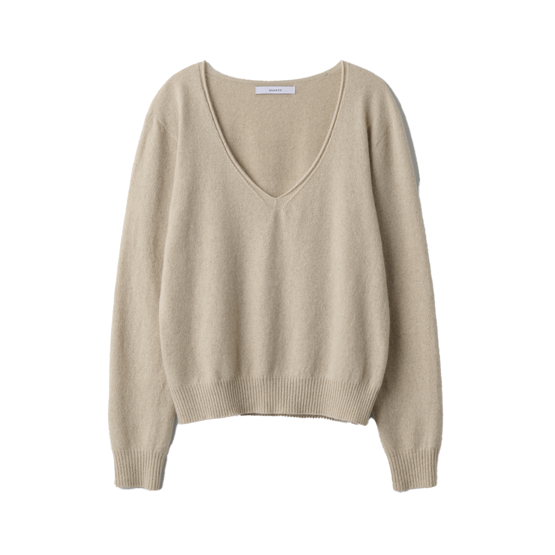 블랭크공삼 캐시미어 홀가먼트 풀오버 라이트 베이지 | blank03 | KREAM