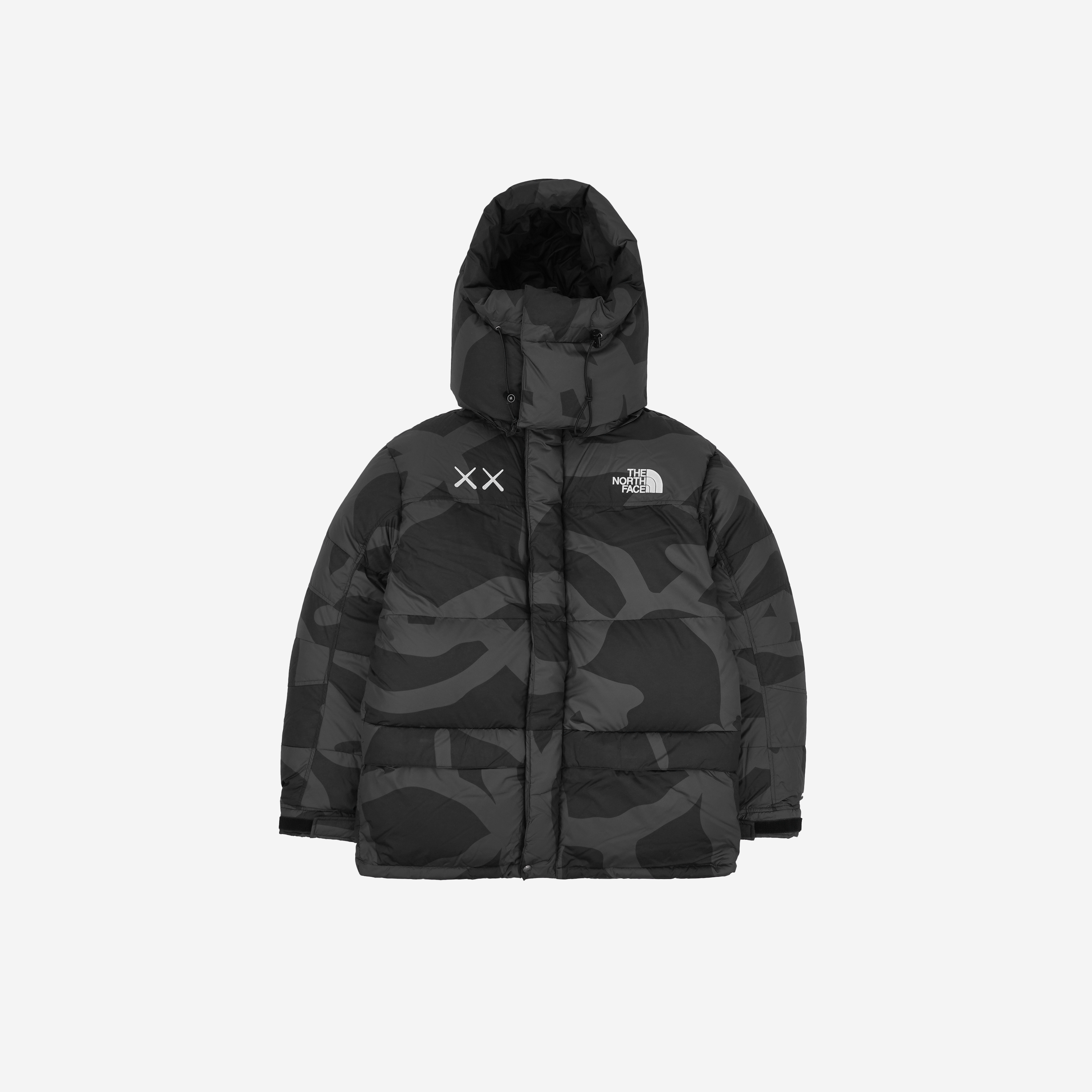 노스페이스 x 카우스 레트로 1994 히말라얀 파카 문라이트 블랙 프린트 - 22FW | KREAM