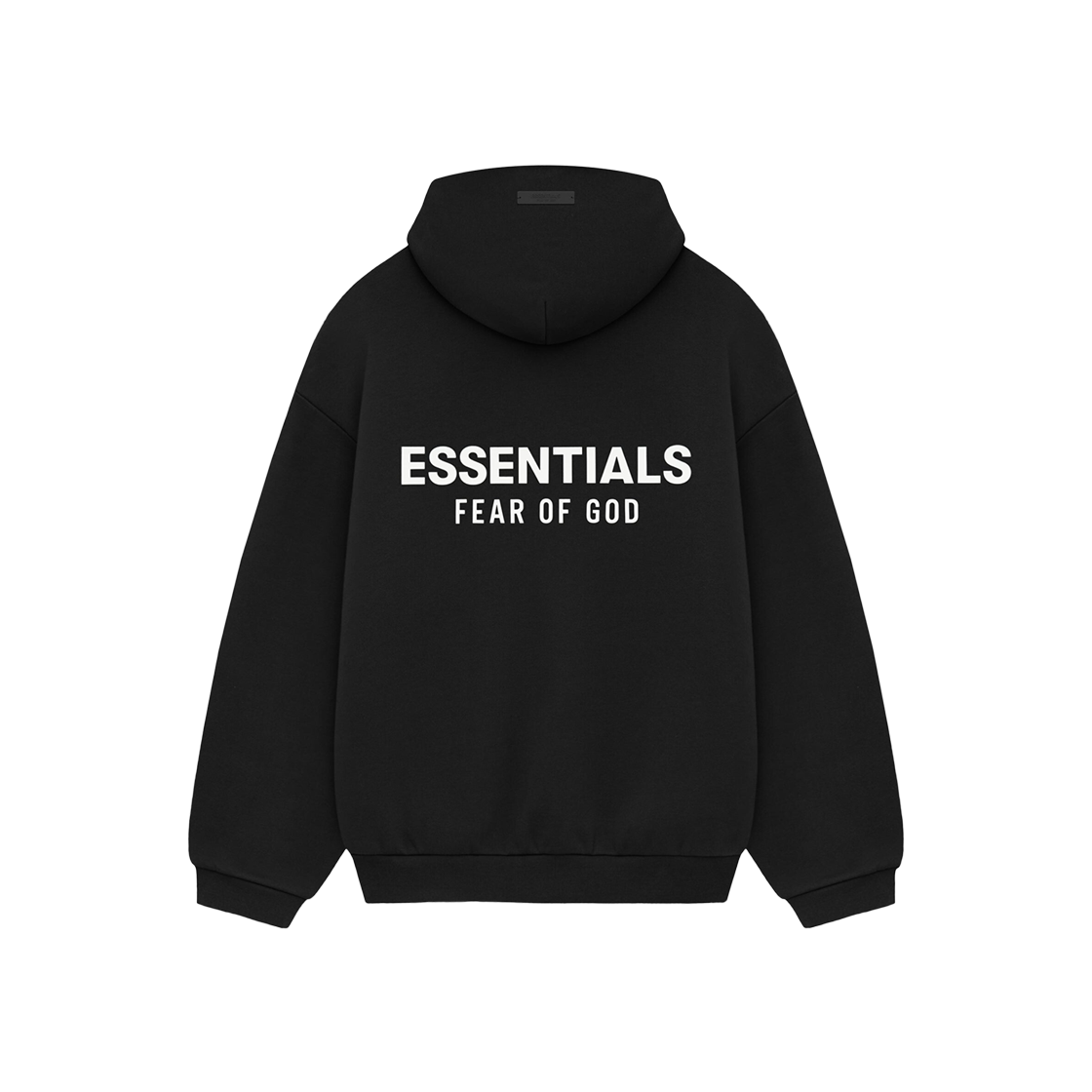 에센셜 플리스 후드 블랙 - 24FW | Essentials | KREAM