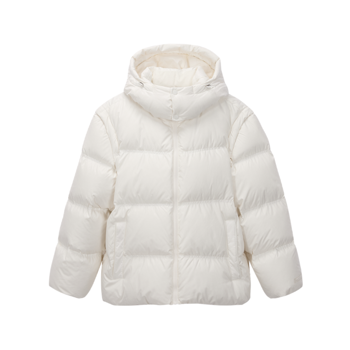 게스 글레이즈드 대테쳐블 슬리브 다운 아이보리 | GUESS | KREAM