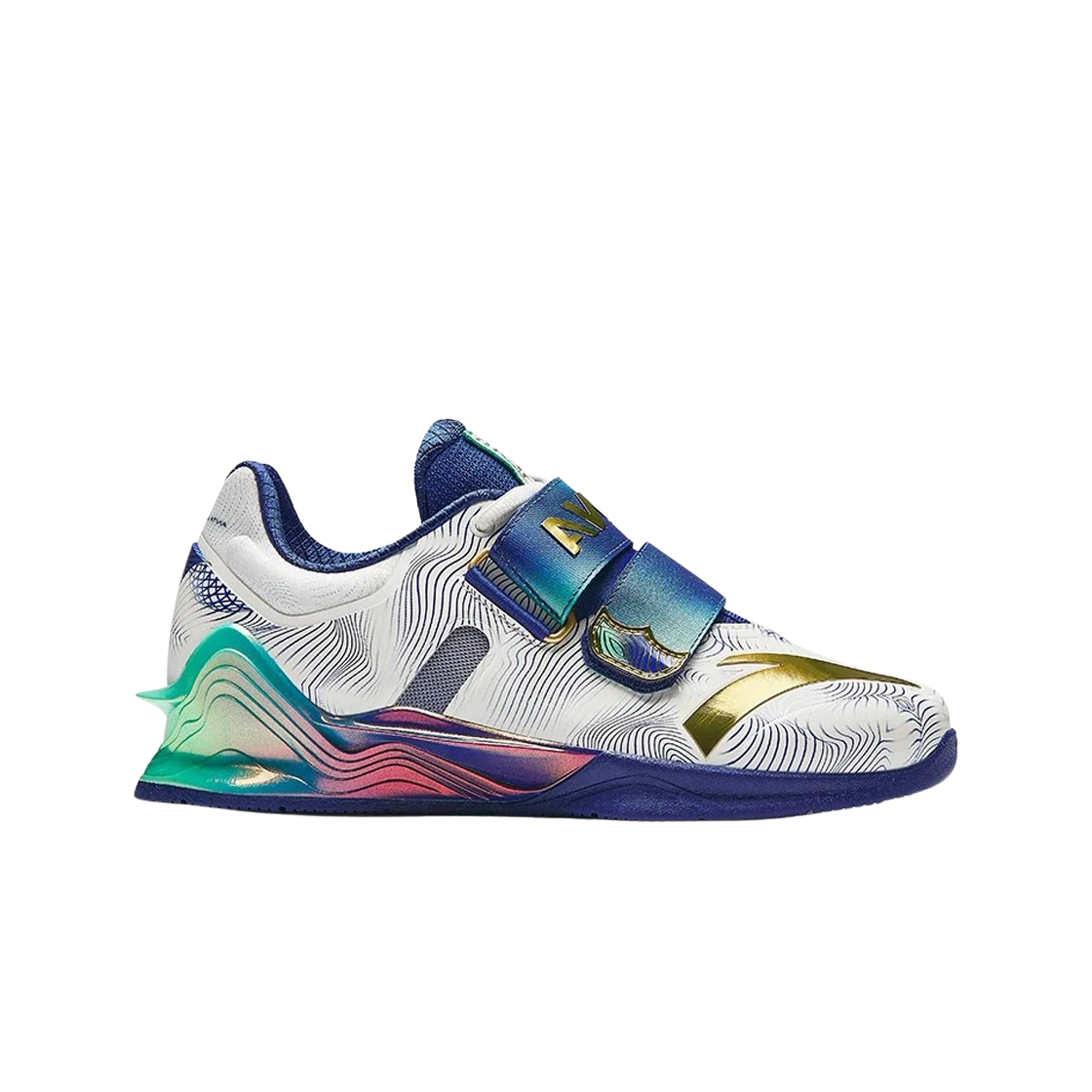 안타 차이나 내셔널 팀 2024 파리 올림픽 웨이트리프팅 트레이닝 스쿼트 슈즈 블루 화이트 | Anta | KREAM