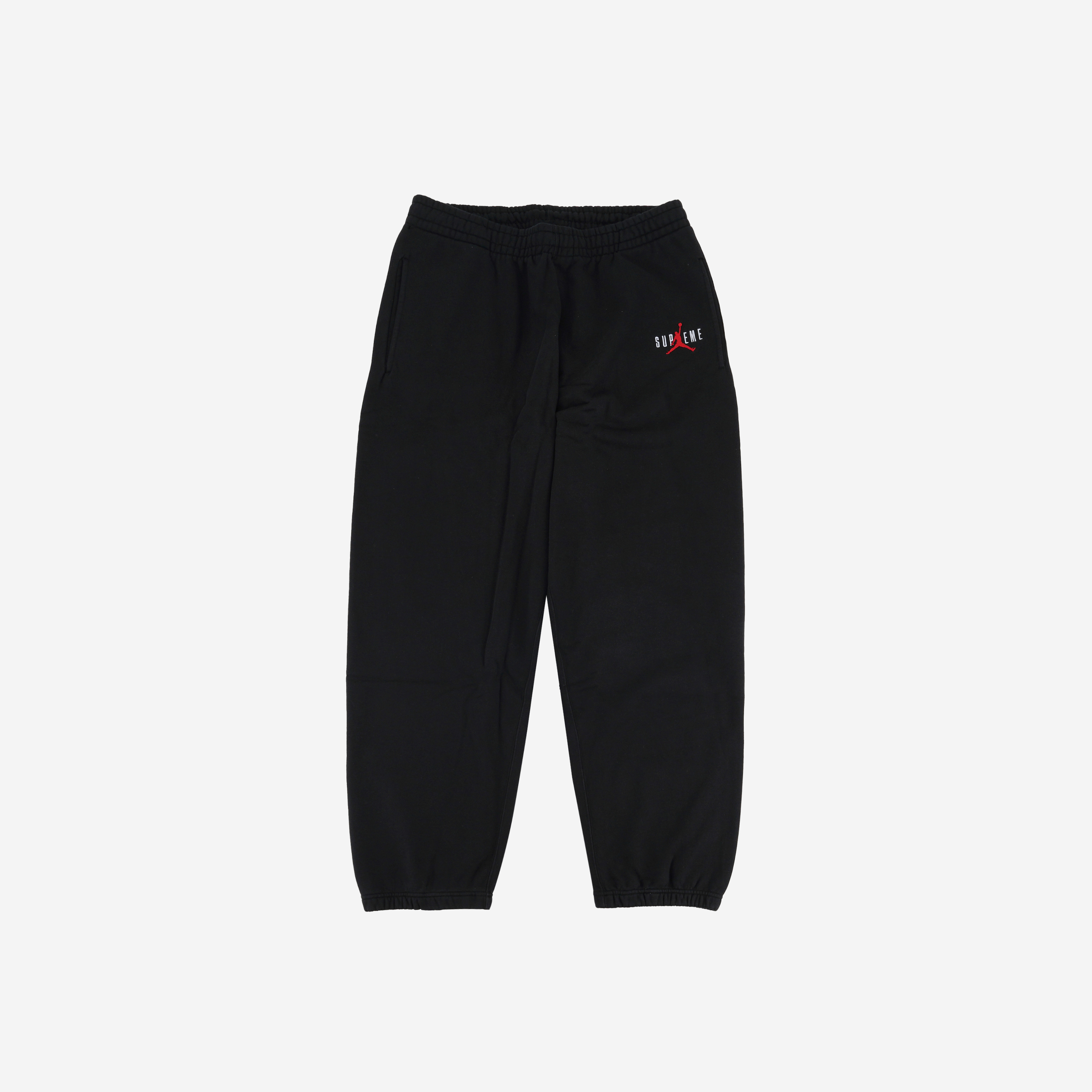 슈프림 x 조던 스웨트팬츠 블랙 - 24FW | KREAM