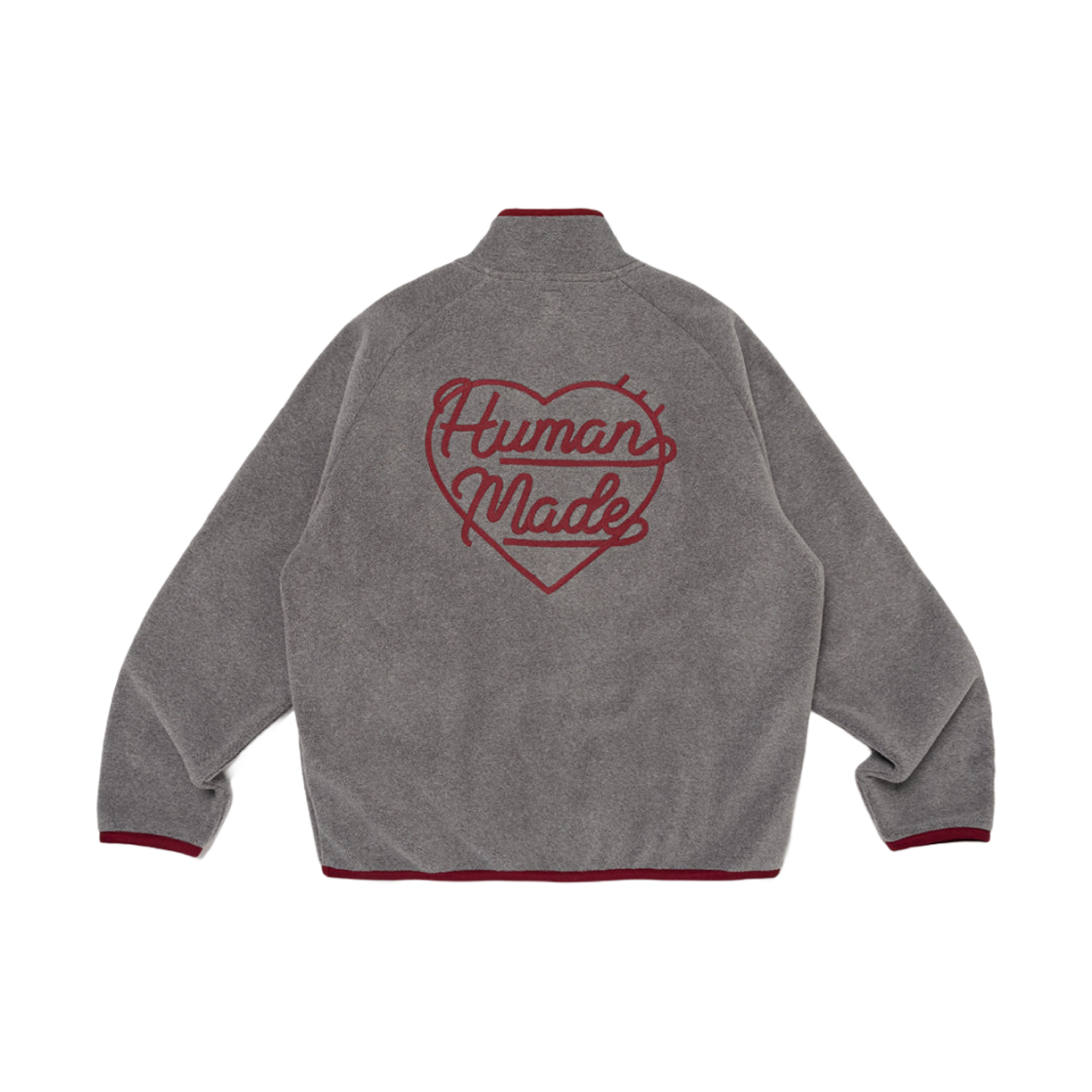 휴먼 메이드 플리스 하프집 풀오버 그레이 | Human Made | KREAM
