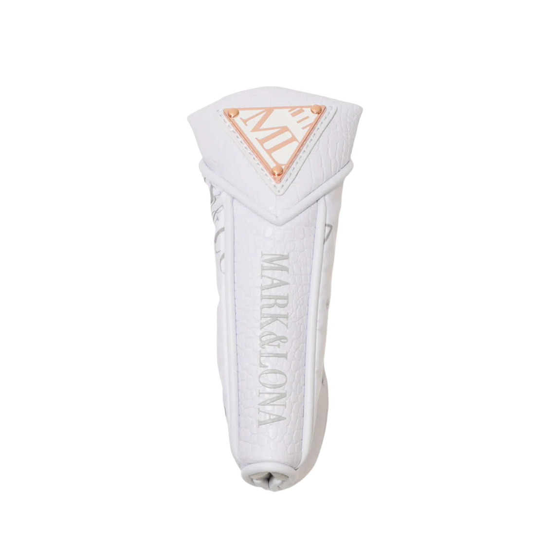 마크 앤 로나 CD 트라이앵글 로고 패턴 퍼터 커버 화이트 | Mark & Lona | KREAM