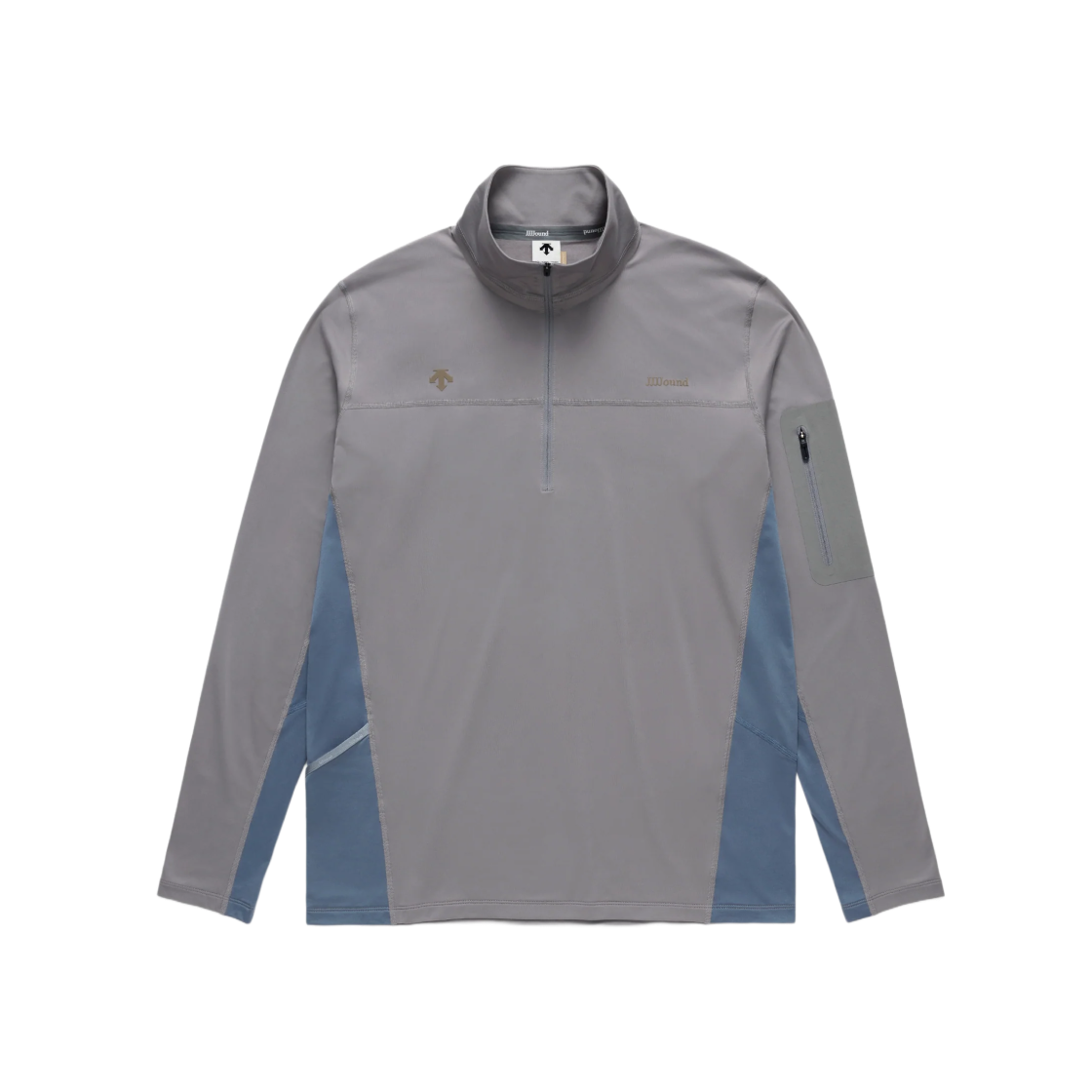 데상트 얼터레인 x JJJ자운드 쿼터 집 셔츠 라이트 그레이 | Descente | KREAM