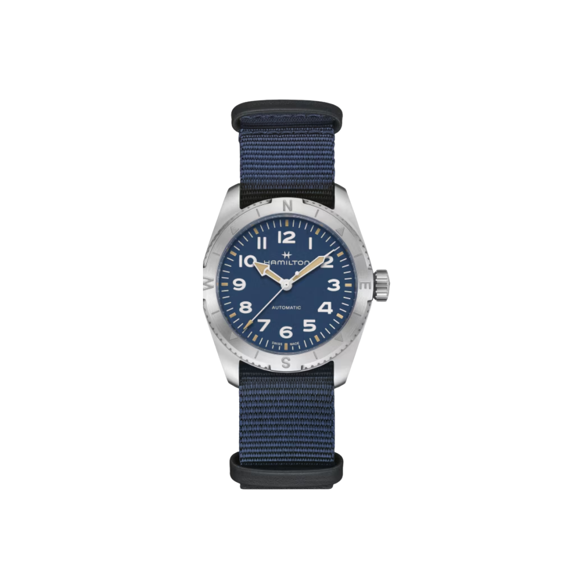 해밀턴 카키 필드 익스페디션 오토 37mm 나토 스트랩 블루 | Hamilton | KREAM