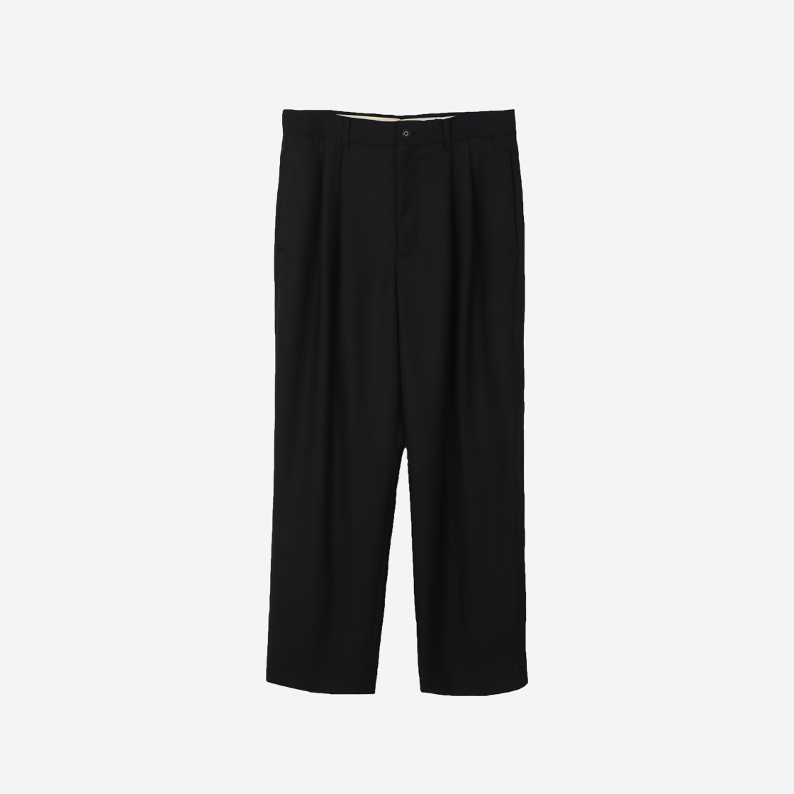 와기 울 아키택트 팬츠 블랙 | WHAGI | KREAM