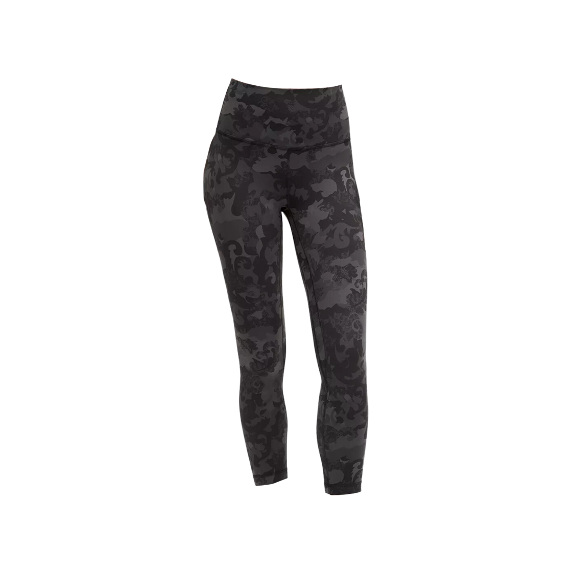 (W) 룰루레몬 얼라인 하이라이즈 크롭 23인치 블랙 멀티 | Lululemon | KREAM