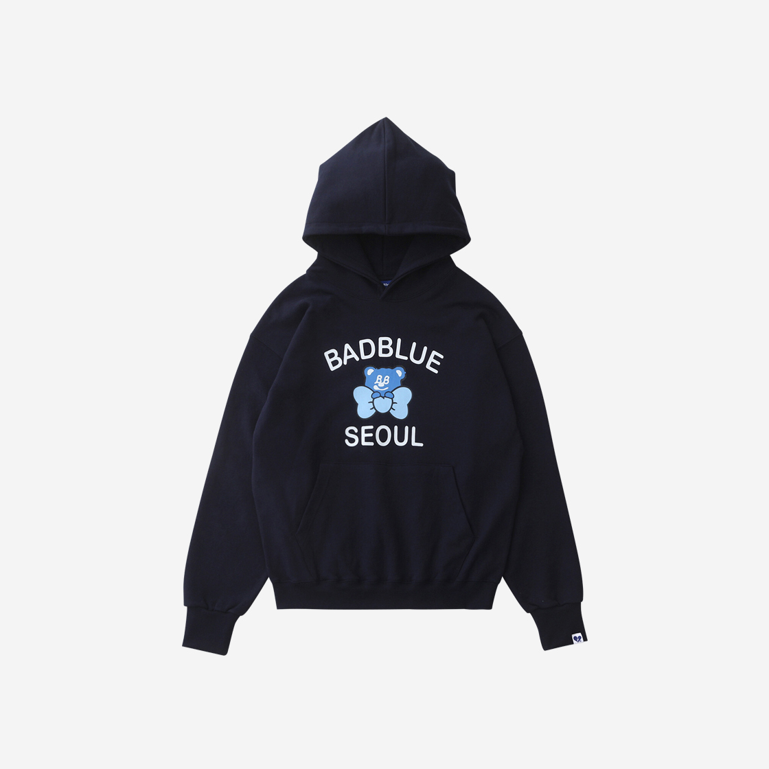 배드블루 베드베어 서울 후디 네이비 | BadBlue | KREAM