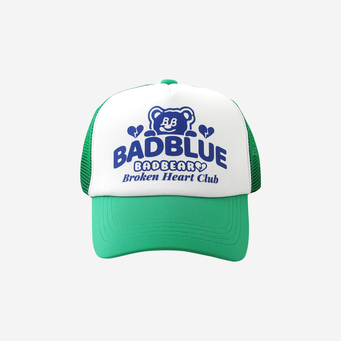 배드블루 베드베어 하트 캡 그린 | BadBlue | KREAM