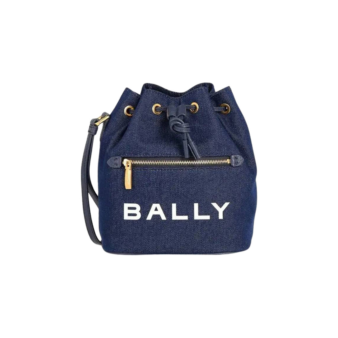 발리 바 데님 미니 버킷백 네이비 | Bally | KREAM
