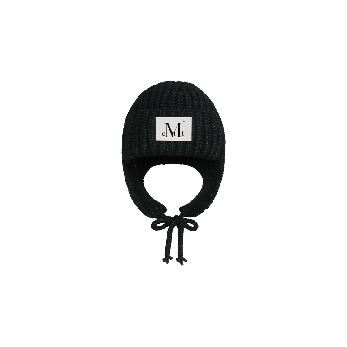 무센트 마농 니트 트루퍼 햇 블랙 | MUCENT | KREAM