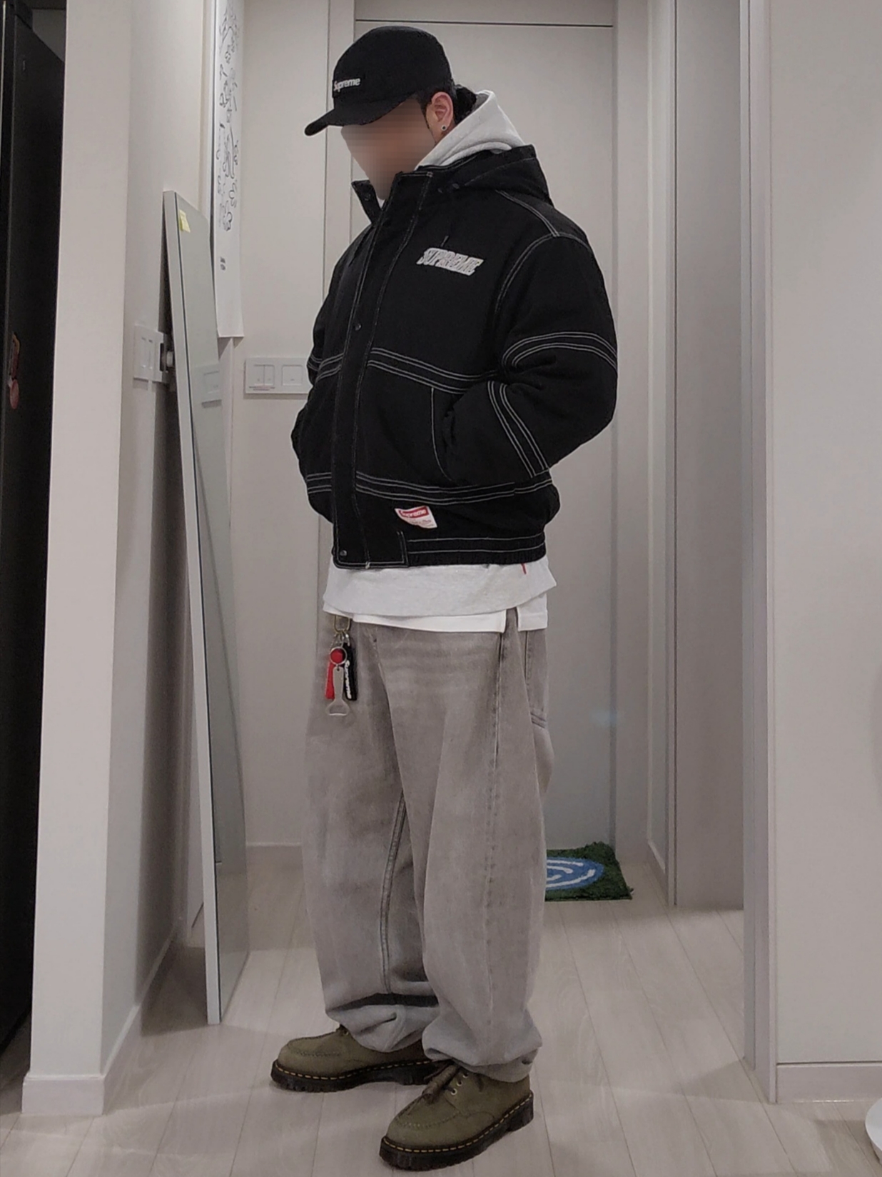 172/82 스타디움L, 후드L 착용 | KREAM