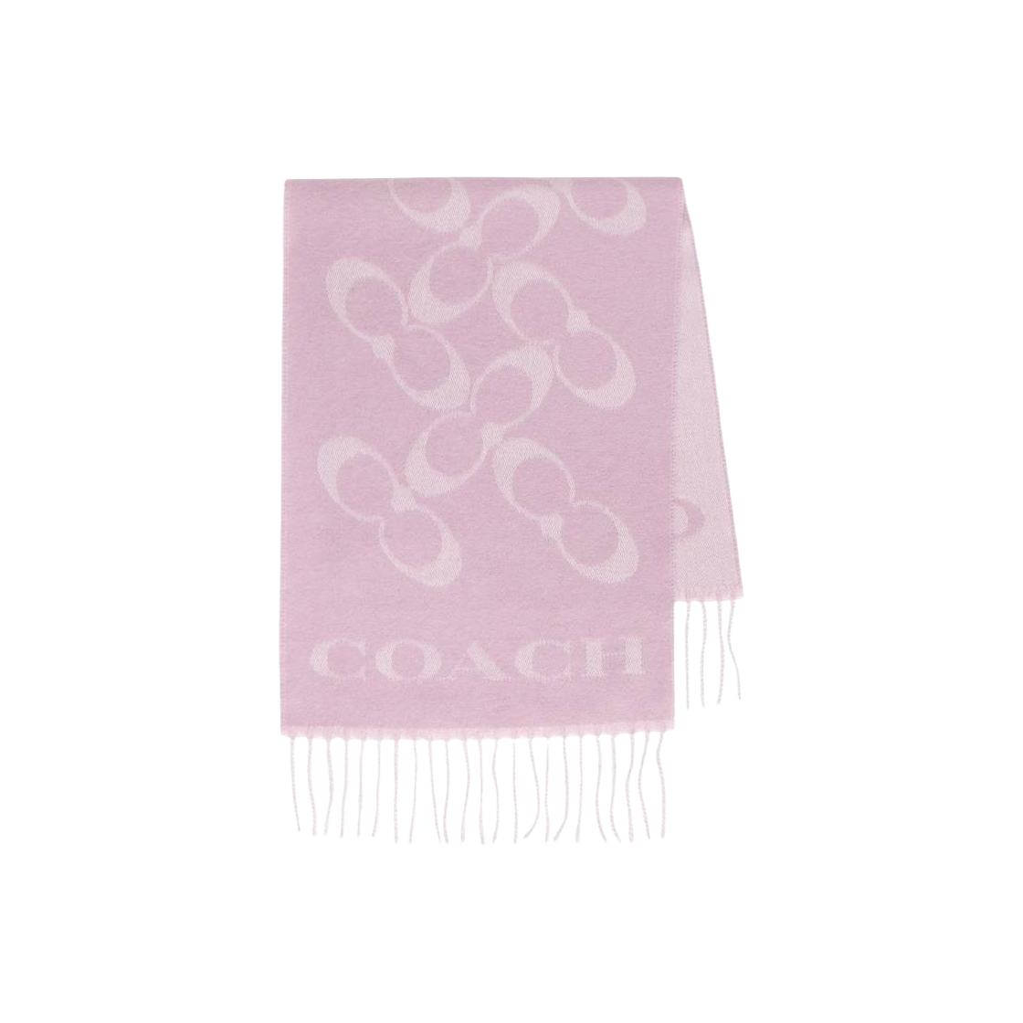 (W) 코치 시그니처 프린팅 머플러 페이디드 핑크 | Coach | KREAM