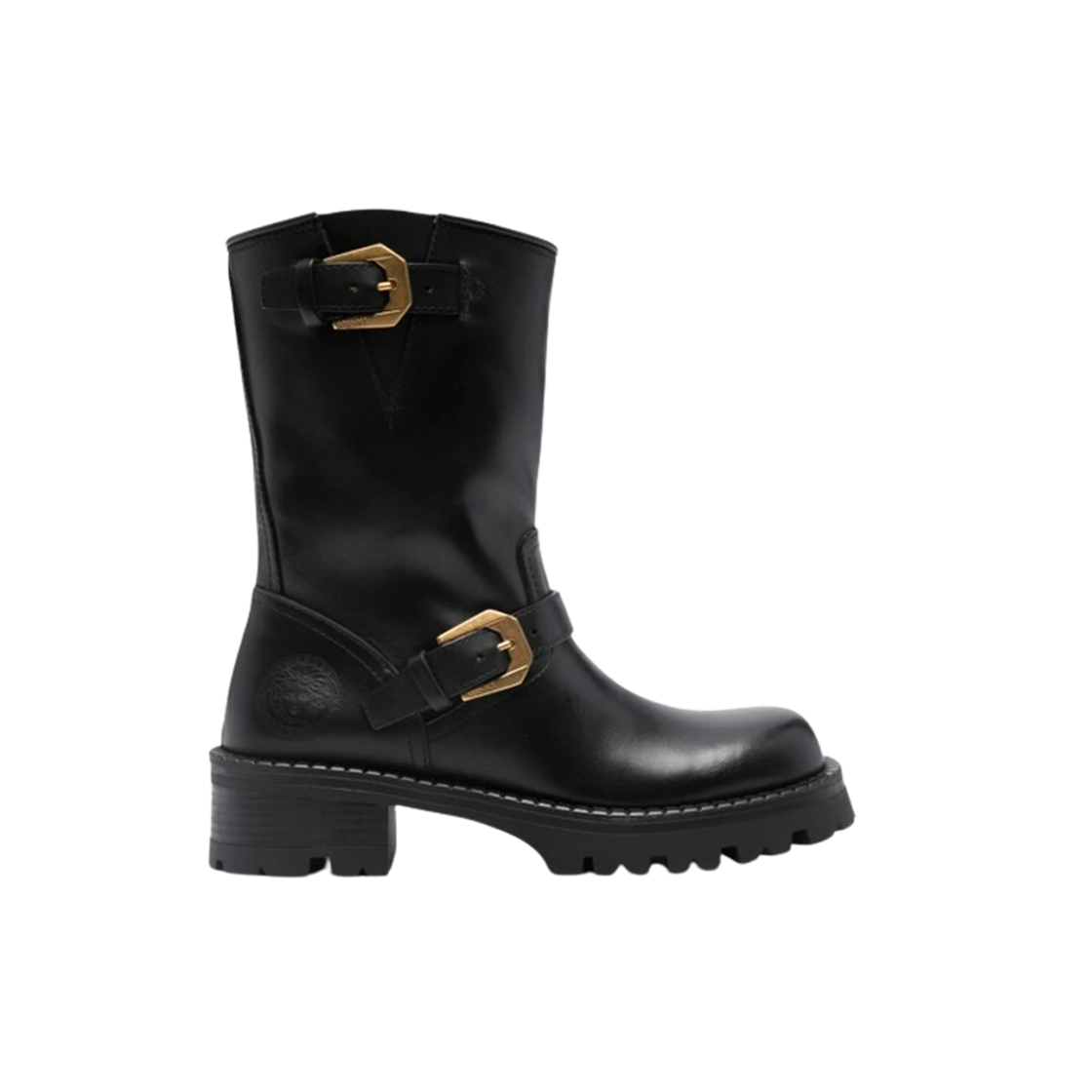 (W) 베르사체 바이커 부츠 블랙 | Versace | KREAM