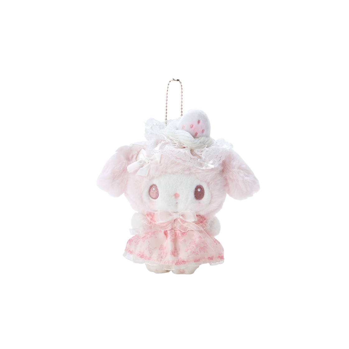 산리오 마이 멜로디 화이트 스트로베리 티 타임 시리즈 마스코트 홀더 | Sanrio | KREAM