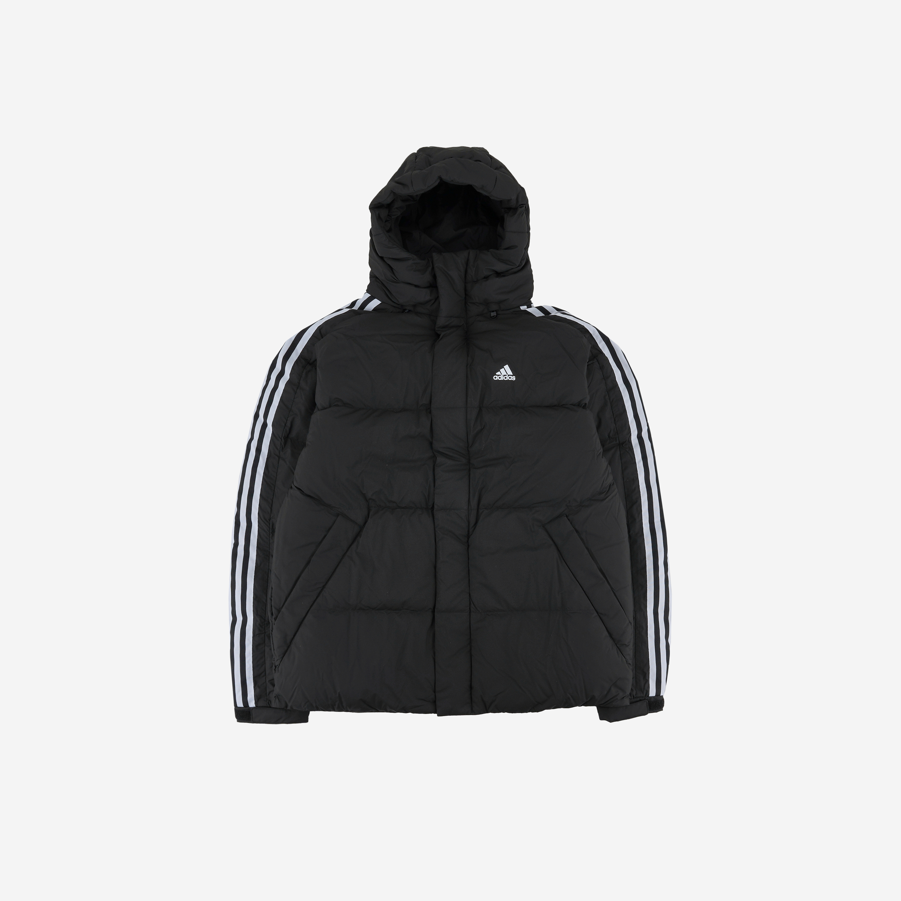 아디다스 3S 퍼프 다운 자켓 블랙 - KR 사이즈 | KREAM