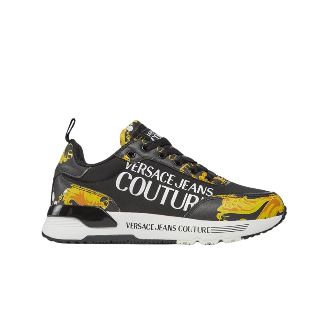 (W) 베르사체 진 꾸뛰르 스니커즈 블랙 골드 | Versace | KREAM