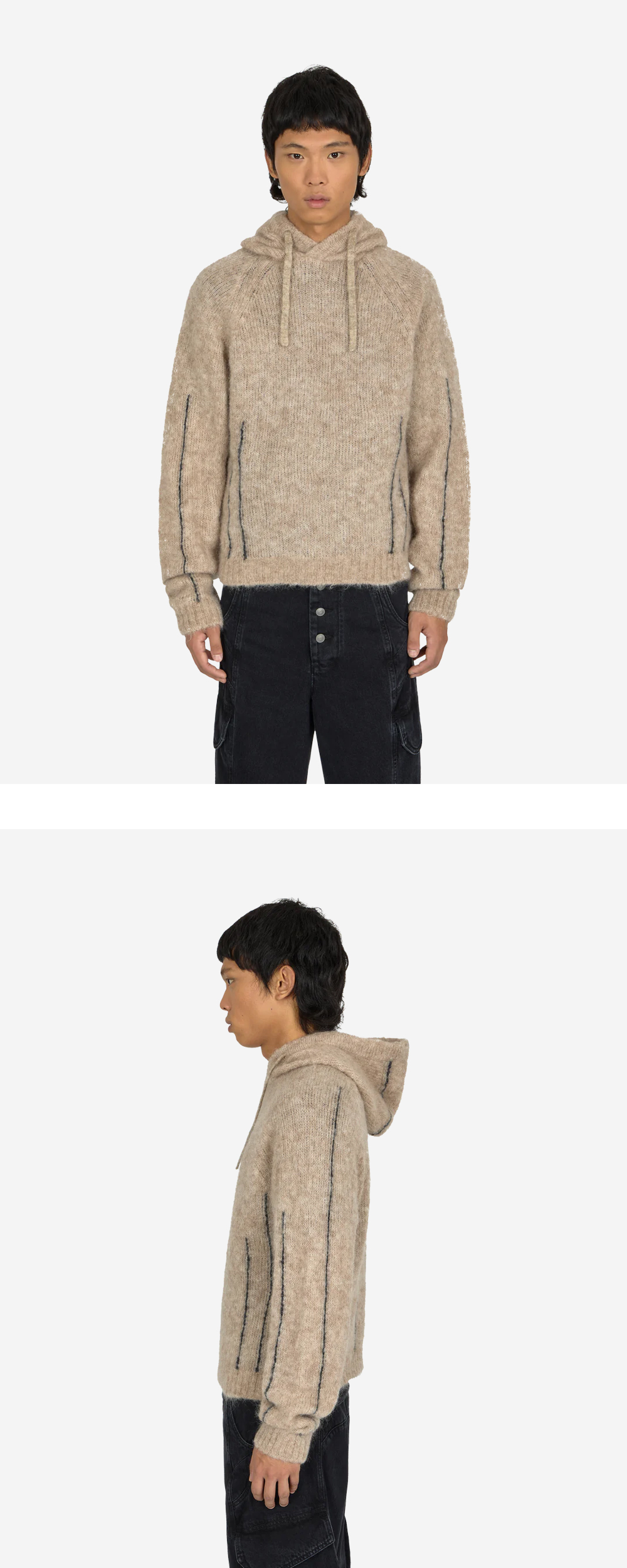 _J.L-A.L_ 플레치 후디 초크 그레이 - 24FW | J.L-A.L | KREAM