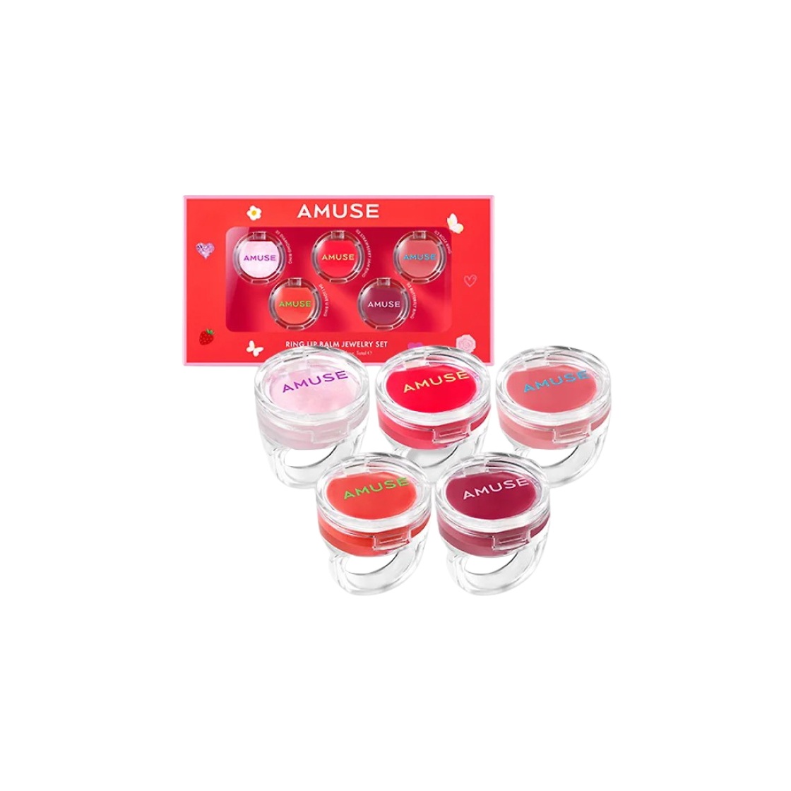 어뮤즈 링 립밤 쥬얼리 (5개 세트) (국내 정식 발매 제품) | Amuse | KREAM