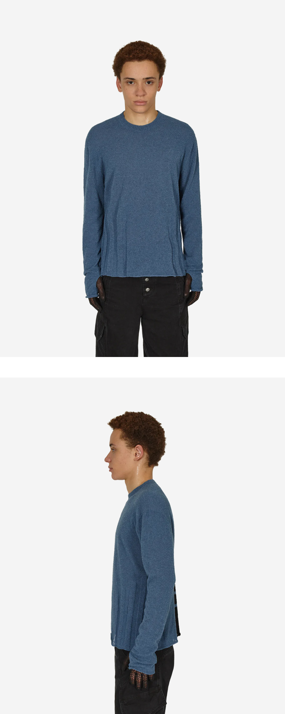 _J.L-A.L_ 에어 니트 제트 스톤 블루 - 24FW | J.L-A.L | KREAM