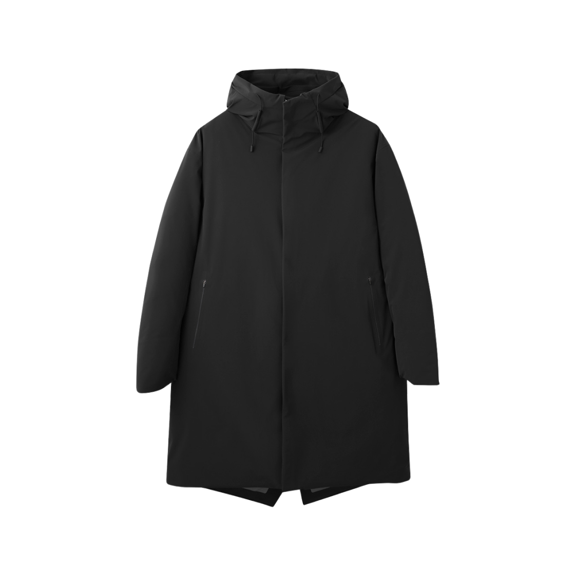 데상트 미즈사와 인비저블 롱 코트 다운 자켓 블랙 | Descente | KREAM