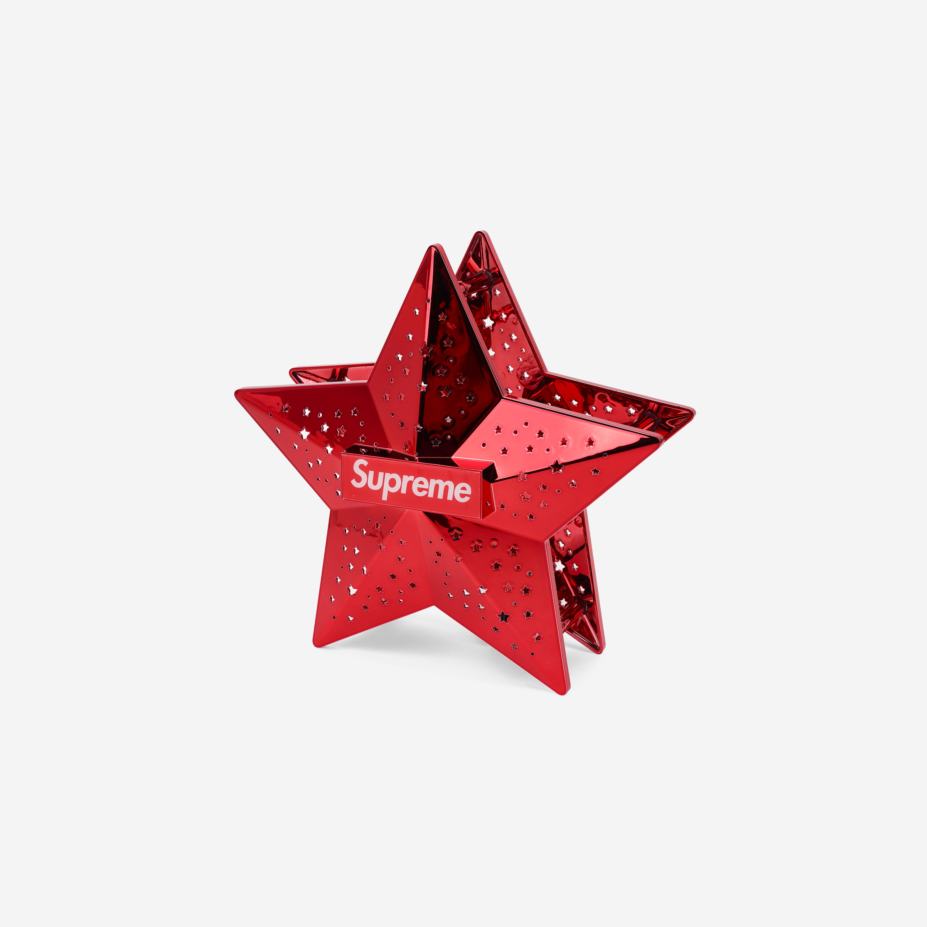 슈프림 크리스마스 트리 토퍼 레드 - 21FW | KREAM