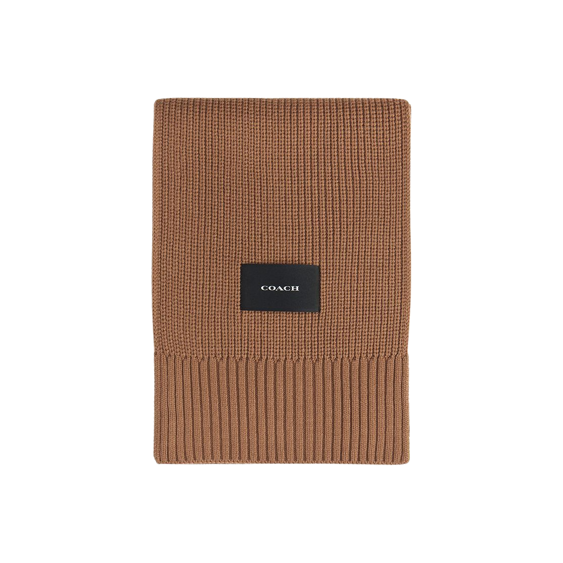 (W) 코치 로고 머플러 다크 카멜 | Coach | KREAM