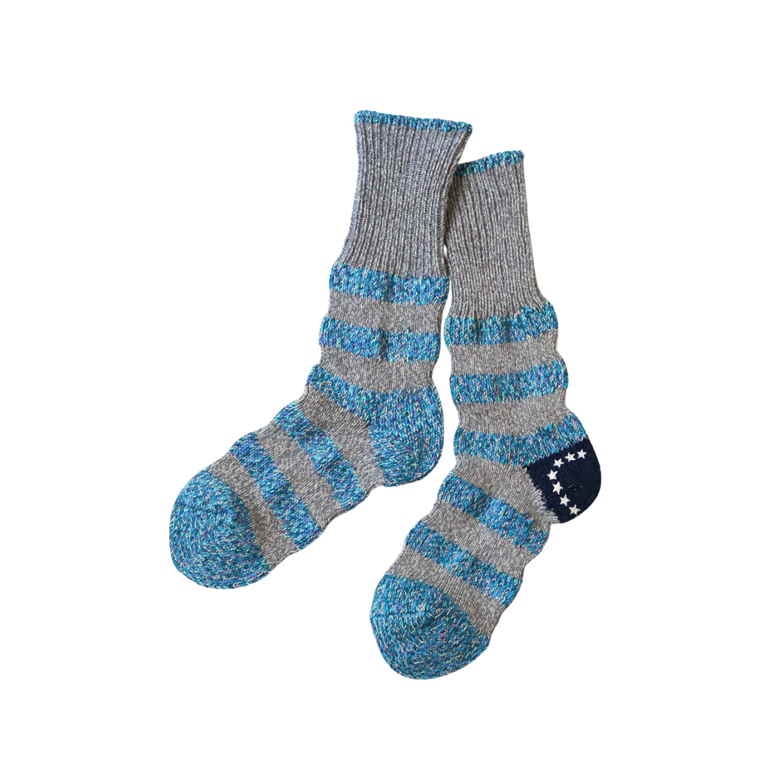 캐피탈 56 플래그 보더 삭스 블루 | Kapital | KREAM