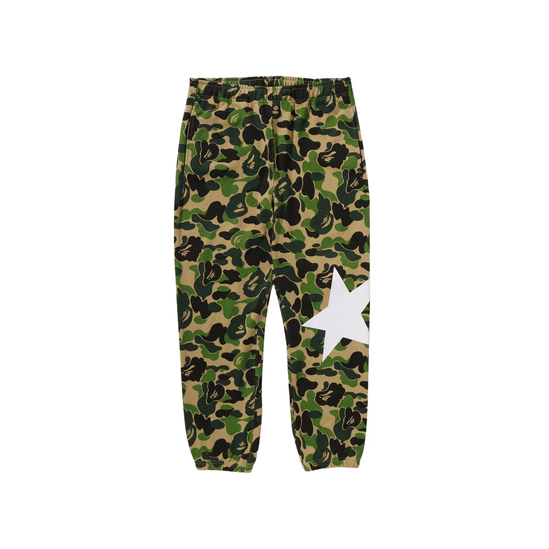 베이프 ABC 카모 스웨트팬츠 그린 | BAPE | KREAM