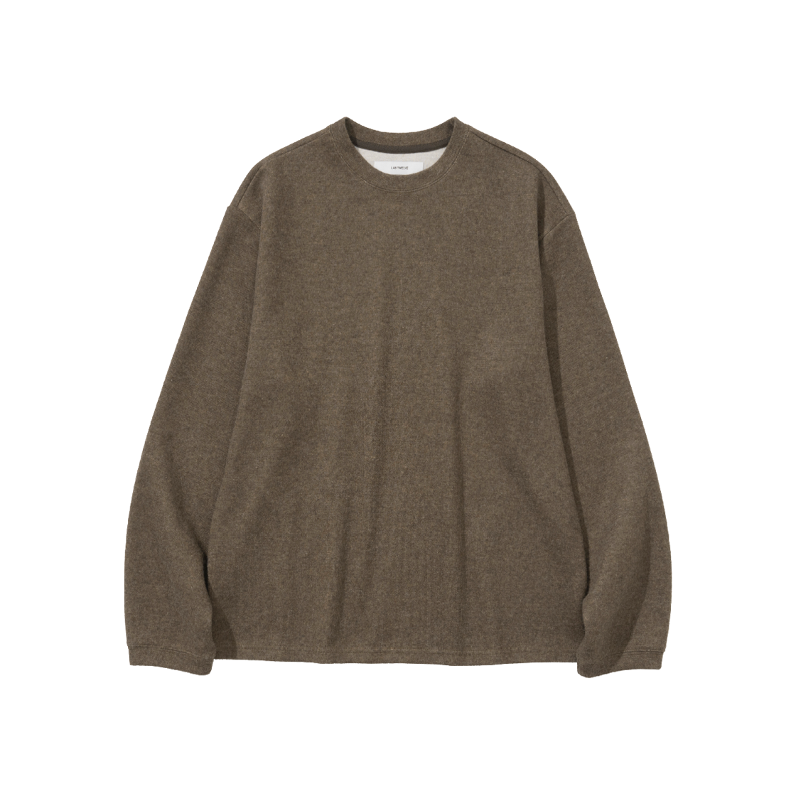 랩트웰브 에센셜 니티드 티셔츠 브라운 | LAB TWELVE | KREAM