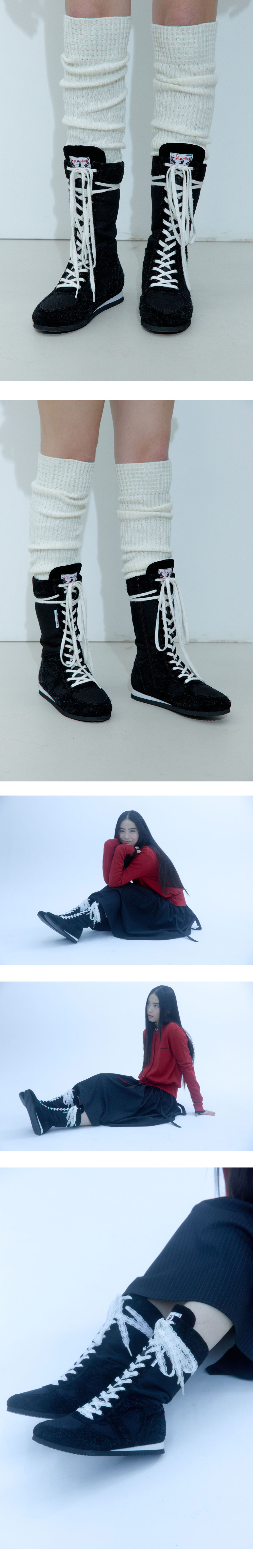 러프넥 664 복싱 슈즈 블랙 | Roughneck | KREAM