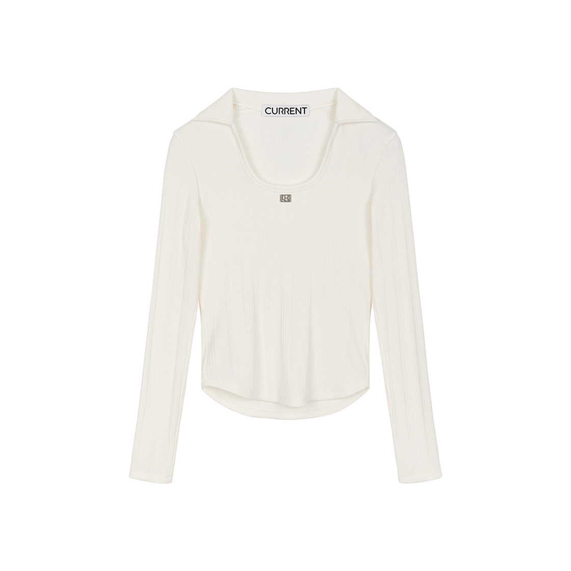 커렌트 카라 유넥 롱슬리브 아이보리 | CURRENT | KREAM