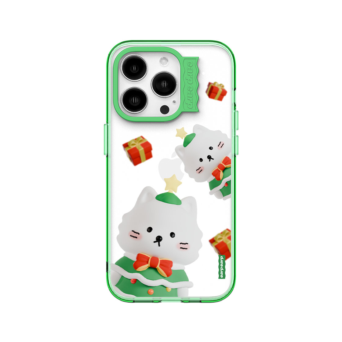 어프어프 웨이브 라벨 트리 스타일 치치 그린 | earpearp | KREAM