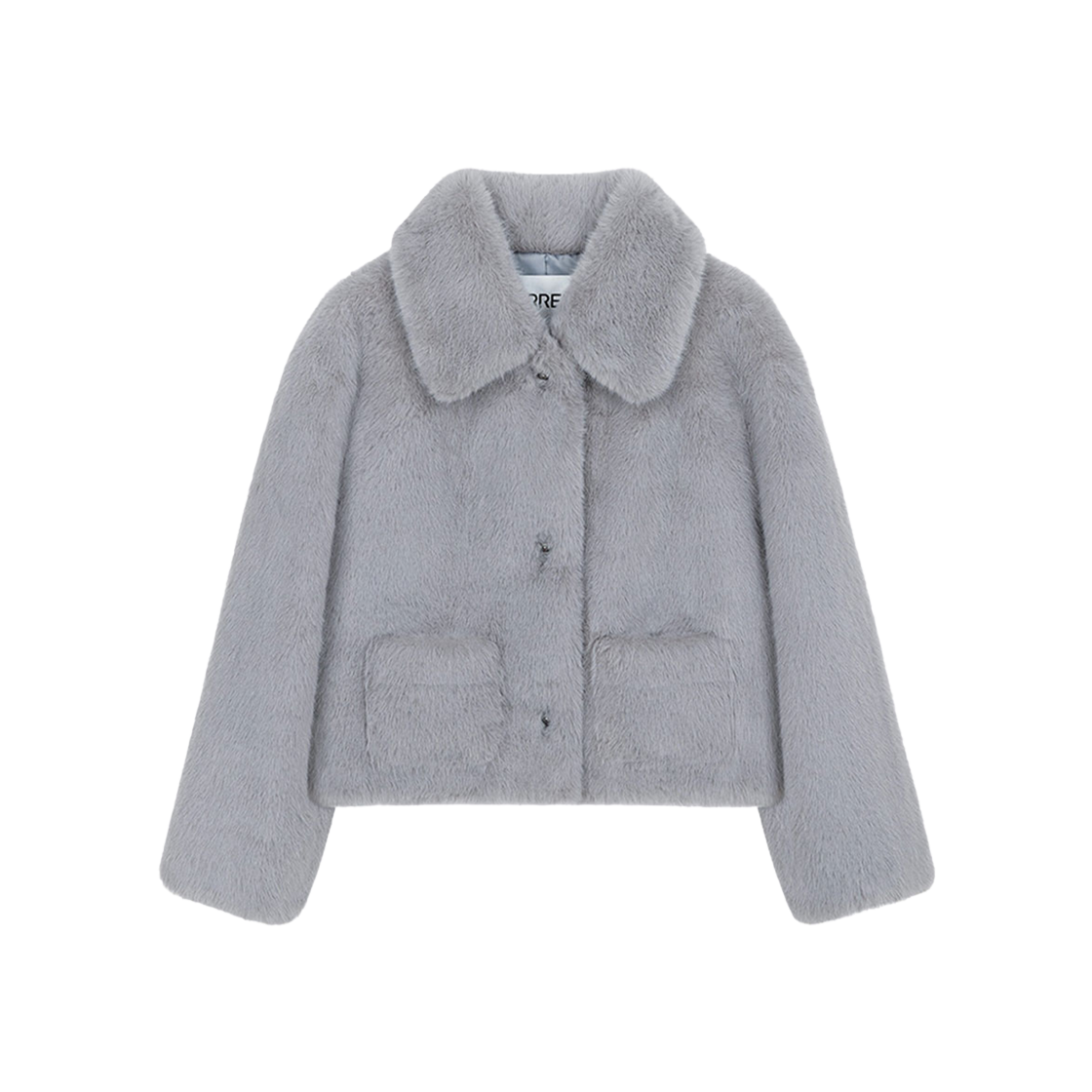 커렌트 페이크 퍼 셋인카라 자켓 그레이 | CURRENT | KREAM