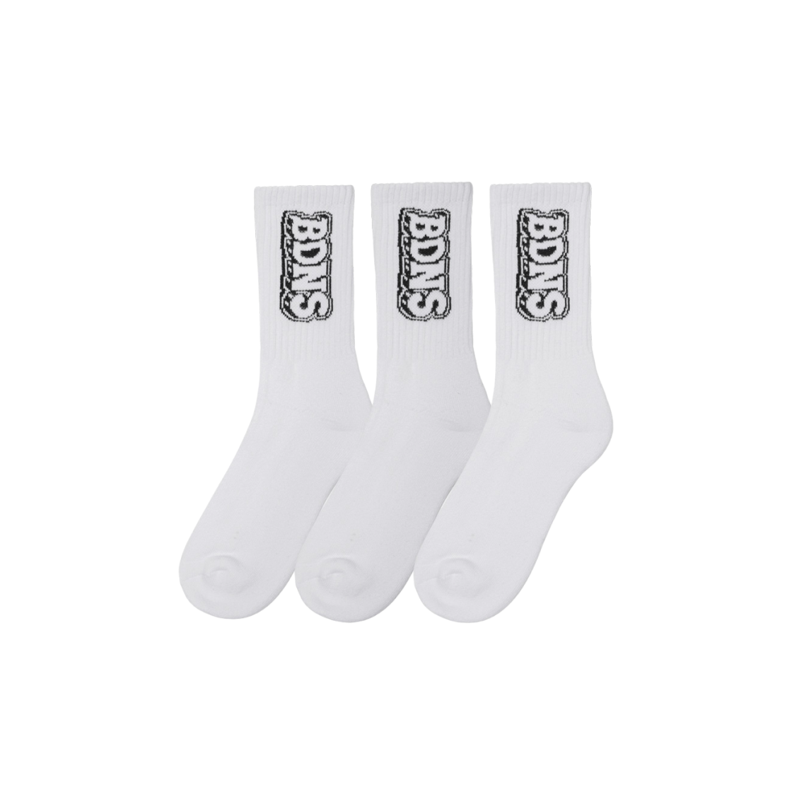 빠더너스 로고 크루 삭스 (3개입) | BDNS | KREAM