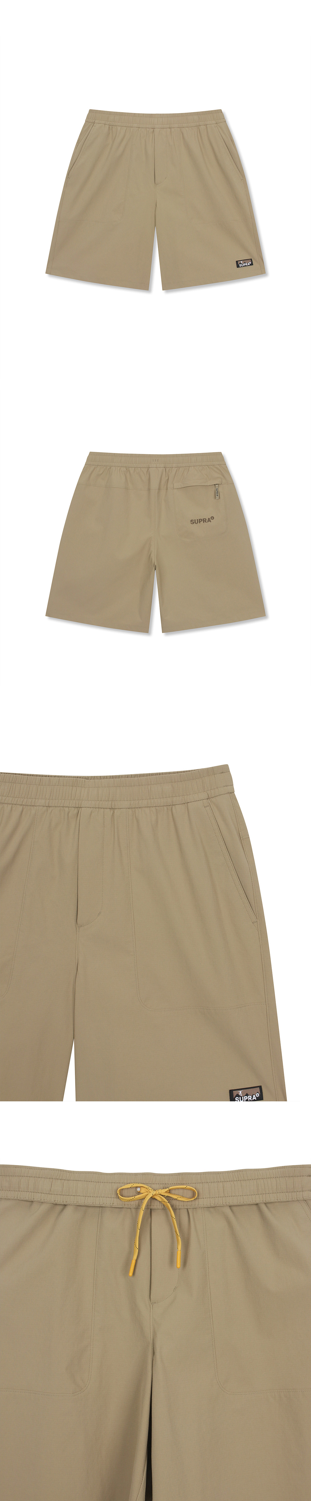 수프라 베이직 솔리드 냉감 쇼츠 베이지 | Supra | KREAM