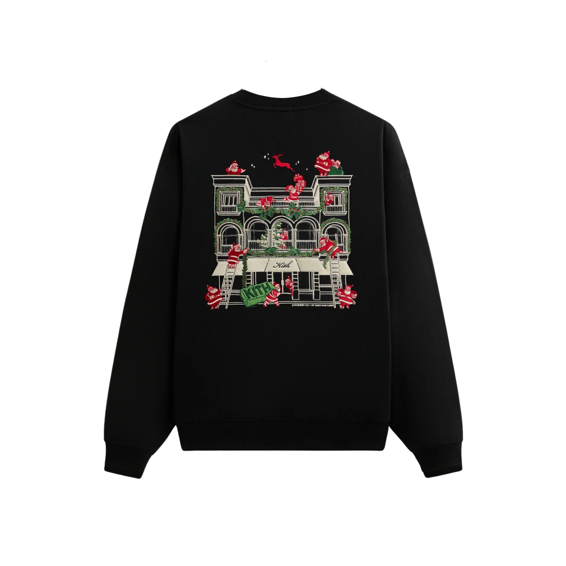 키스 키스마스 코믹 산타 넬슨 크루넥 블랙 Kith Kream