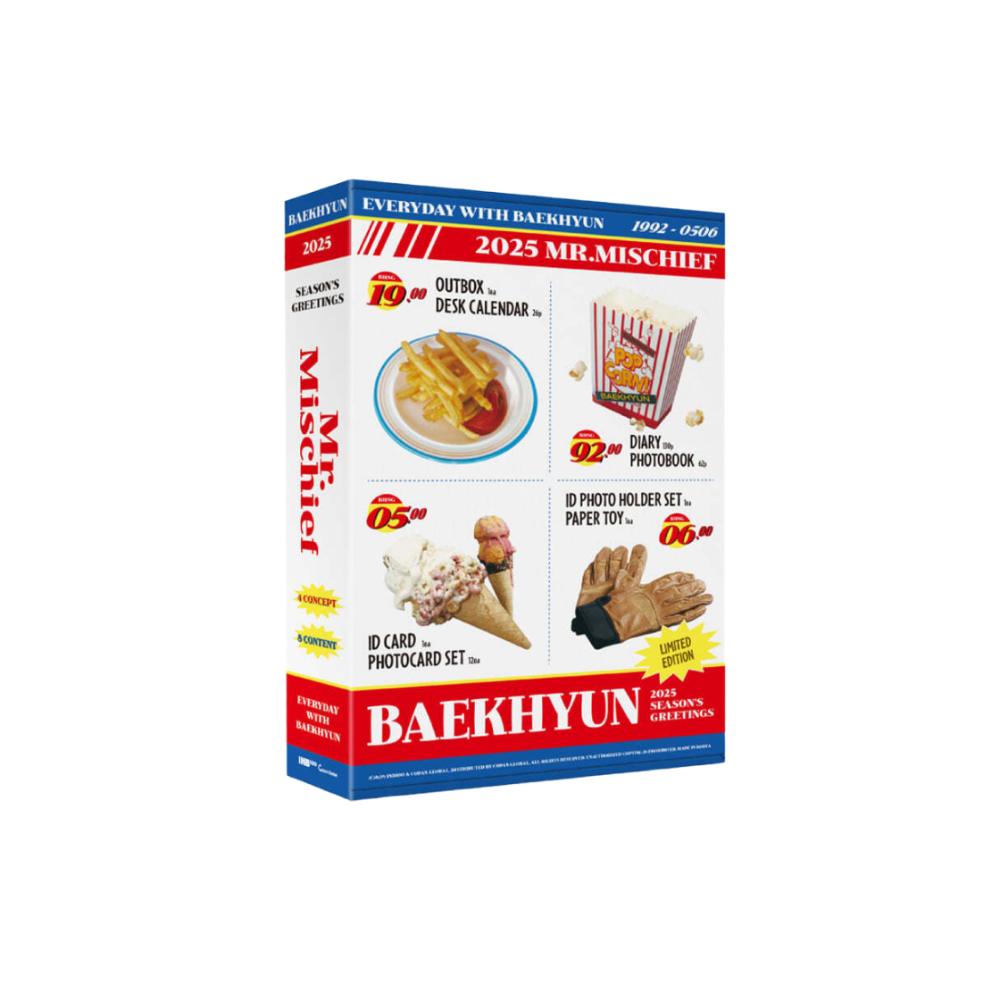 백현 미스터 미스치프 시즌 그리팅 2025 | Toys & Goods | KREAM