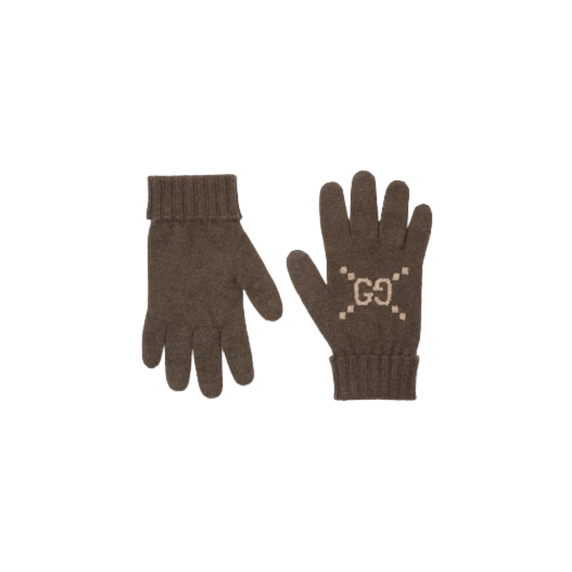 구찌 GG 캐시미어 자카드 글러브 브라운 베이지 | Gucci | KREAM