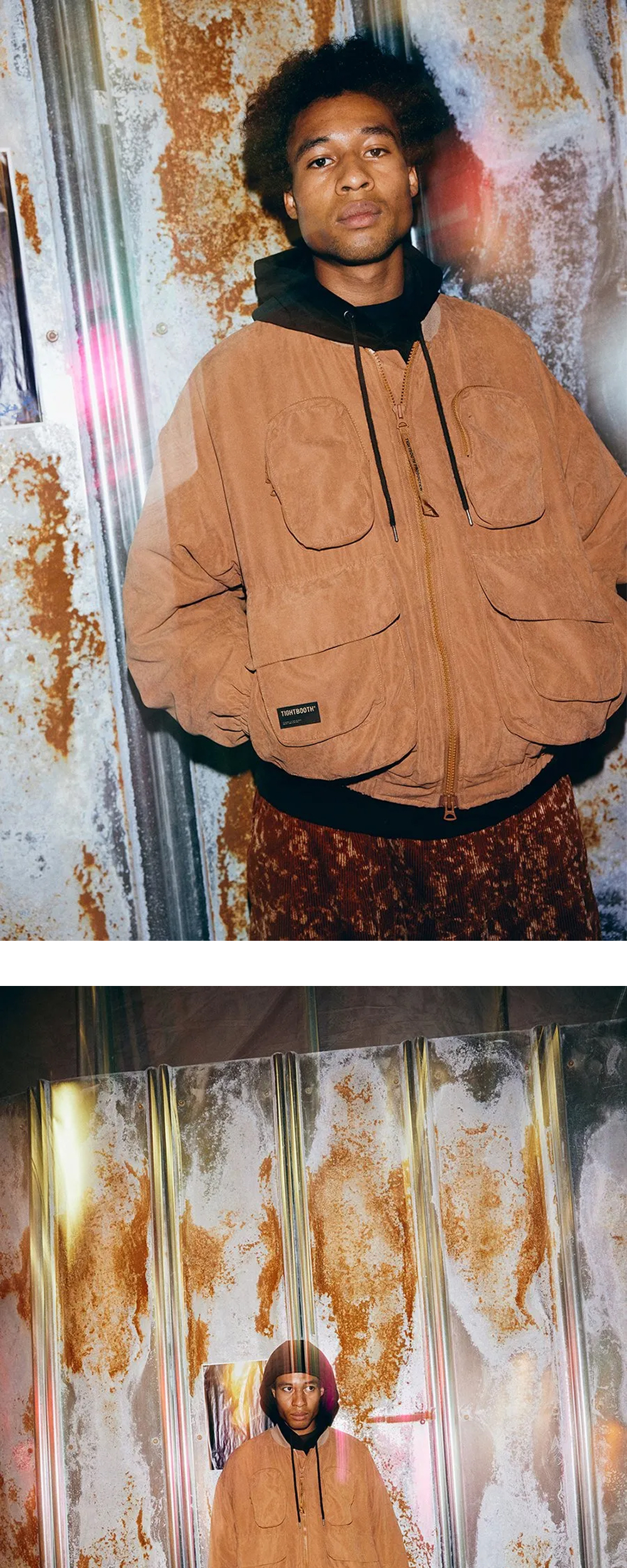 타이트부스 유틸리티 MA-1 퍼프 자켓 브라운 - 25SS | Tightbooth | KREAM